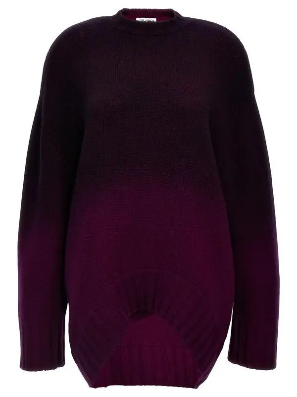 Attico Oversized Knit Dress - Purple