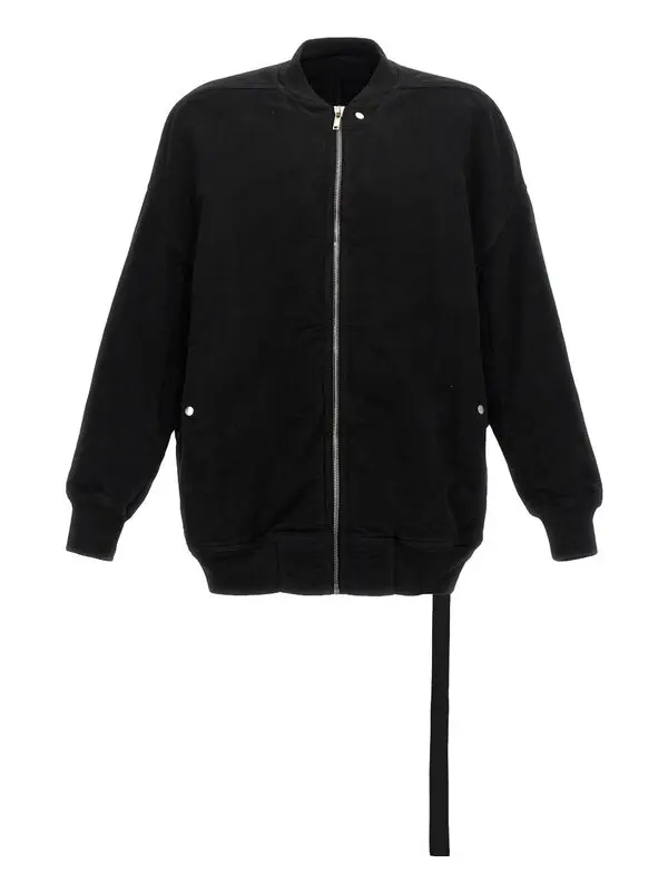 Rick Owens Jumbo Flight' Bomber Jacket - Black