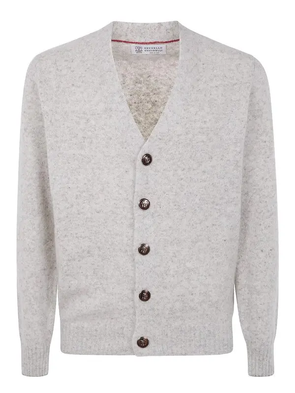 Brunello Cucinelli Classic Cardigan - Grey