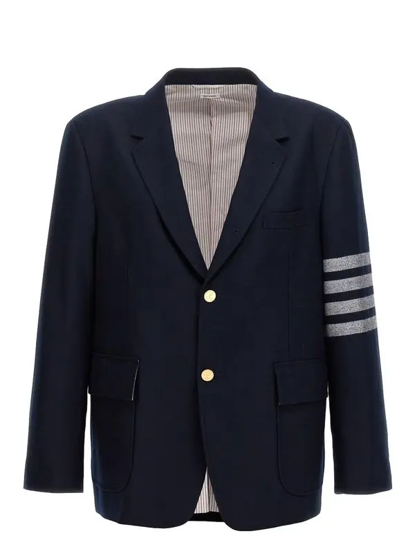 Thom Browne 4 Bar Blazer - Blue