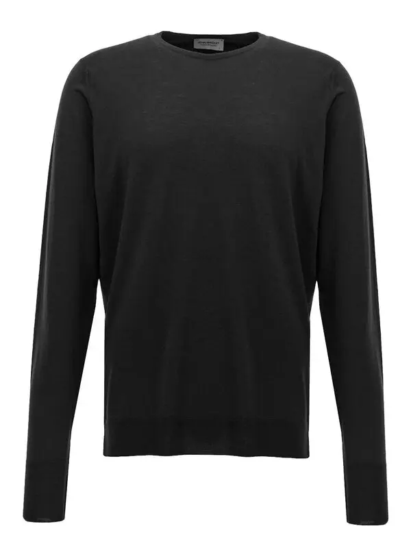 John Smedley Marcus Wool Sweater - Black