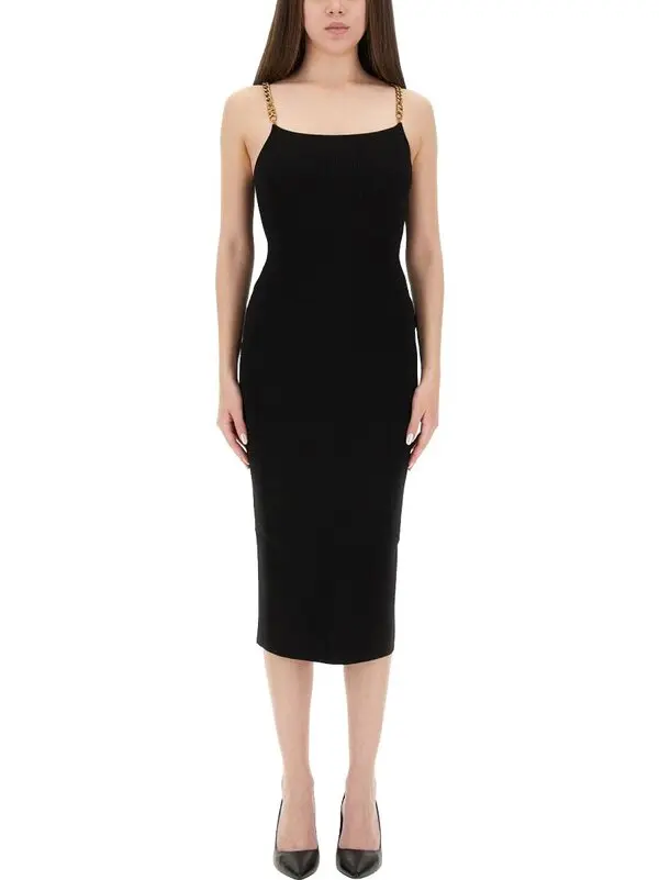 Michael Kors Longuette Midi Dress - Black
