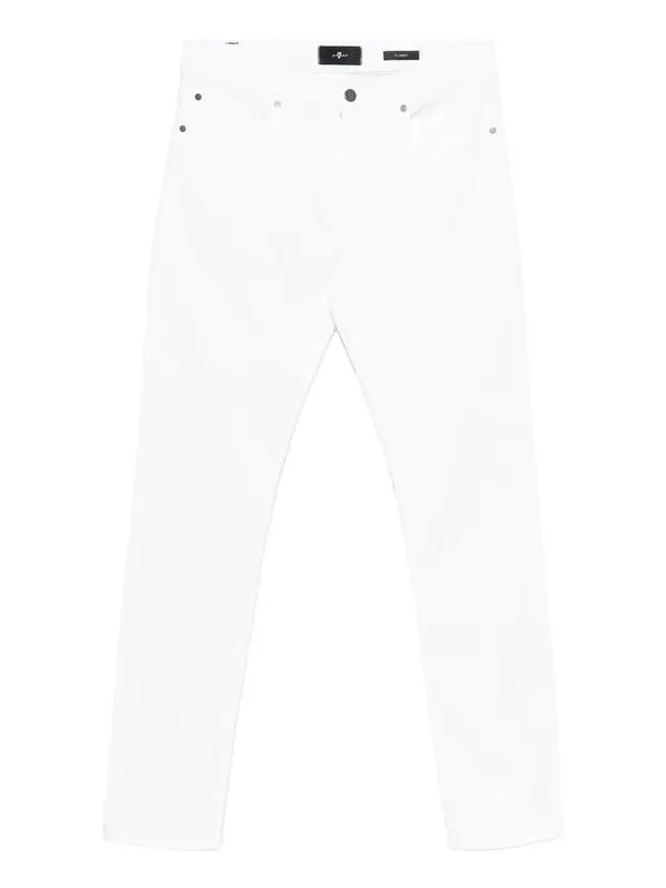 7 For All Mankind Slimmy Denim - White