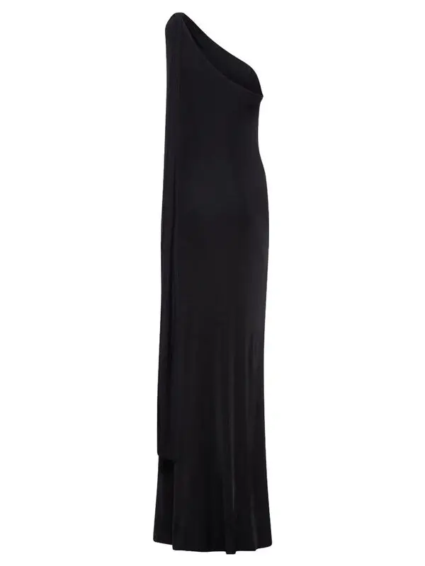 TOM FORD One-shoulder Evening Dress - Black