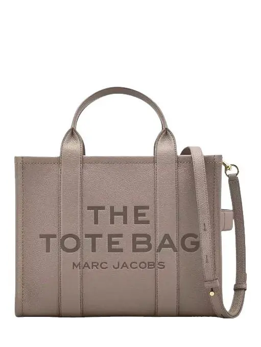 Marc Jacobs Cement Leather Tote - Grey