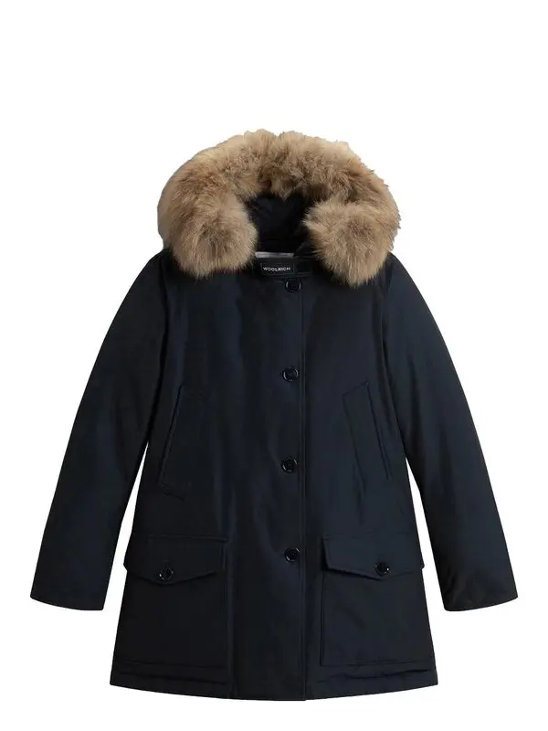 Woolrich Arctic Detachable Fur Parka - Blue