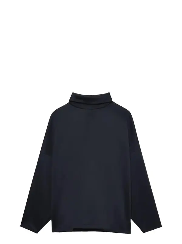 Fear Of God Split High Neck Long Sleeve Top - Black