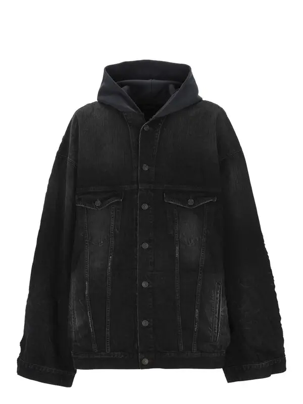 Balenciaga Hybrid Jacket - Black Fade Out