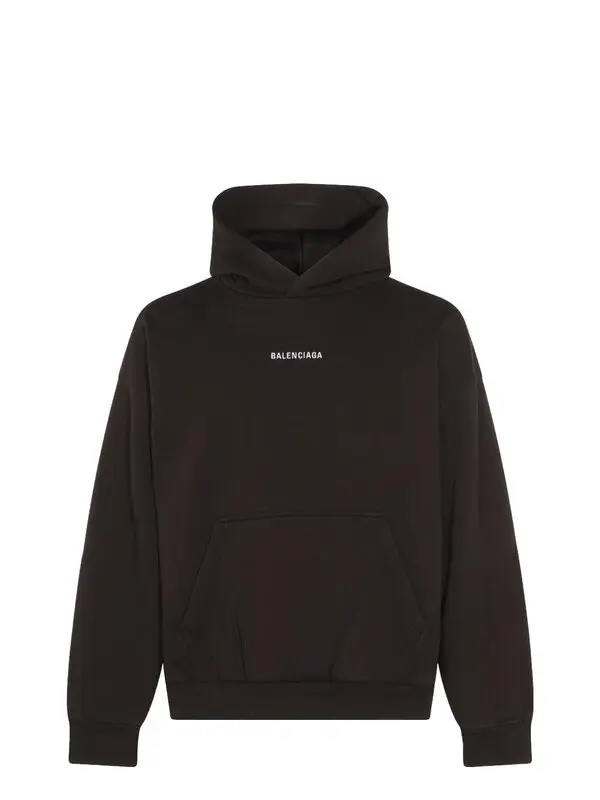 Balenciaga Cotton Sweatshirt - Faded Black