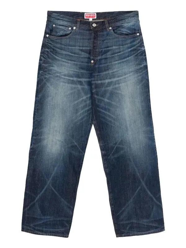 Kenzo Straight Leg Denim - Blue