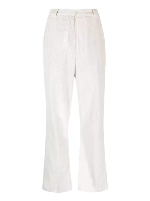 Kristensen Du Nord Straight-leg Corduroy Trousers - Neutrals