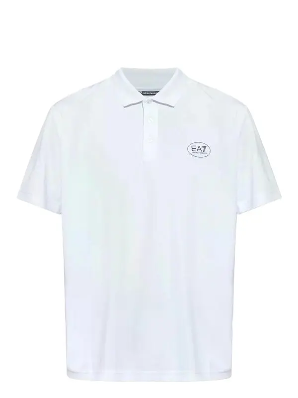 Emporio Armani Logo-print Polo Shirt - White