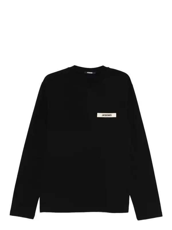 Jacquemus The Gros Grain T-shirt - Black