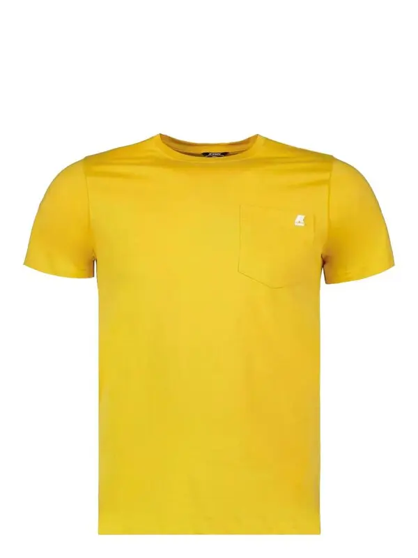 K-WAY Sigur Pocket Cotton T-shirt - Yellow