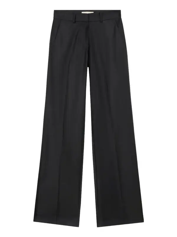 Blumarine Twill Trousers - Black