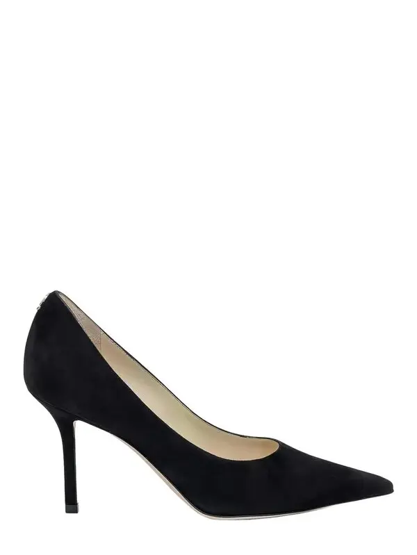 JIMMY CHOO 60mm Love Suede Pointed-toe Pumps - Black