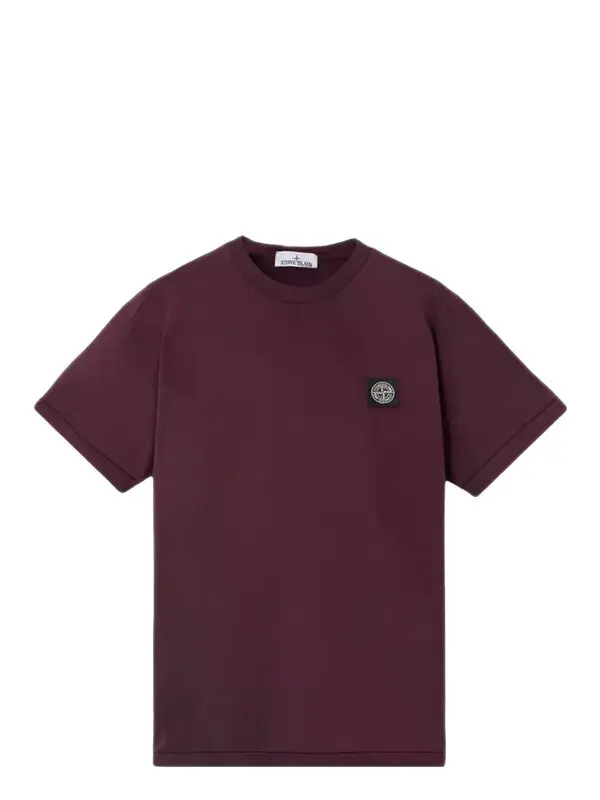 Stone Island Compass-patch T-shirt - Purple