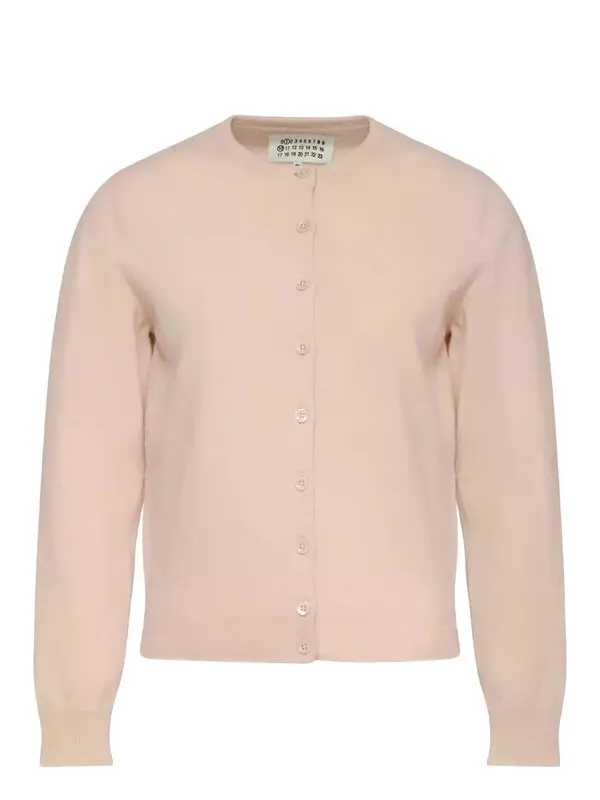 MAISON MARGIELA Button-front Wool Cardigan - Pink