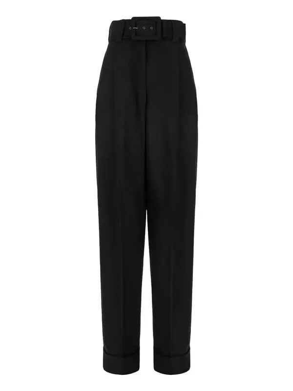 Max Mara Wool Trousers - Black