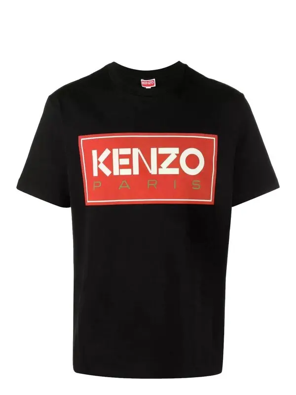 Kenzo Logo-print Cotton T-shirt - Black