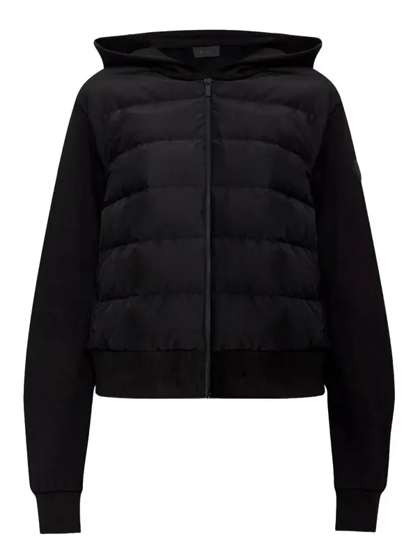 Moncler Quilted Hooded Jacket - 999 Black