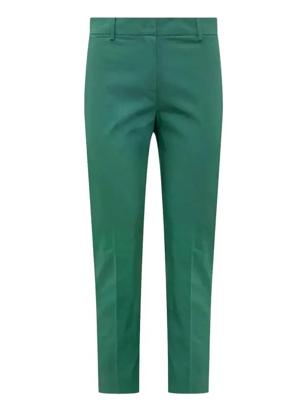 Max Mara Pressed-crease Tailored Trousers - Green