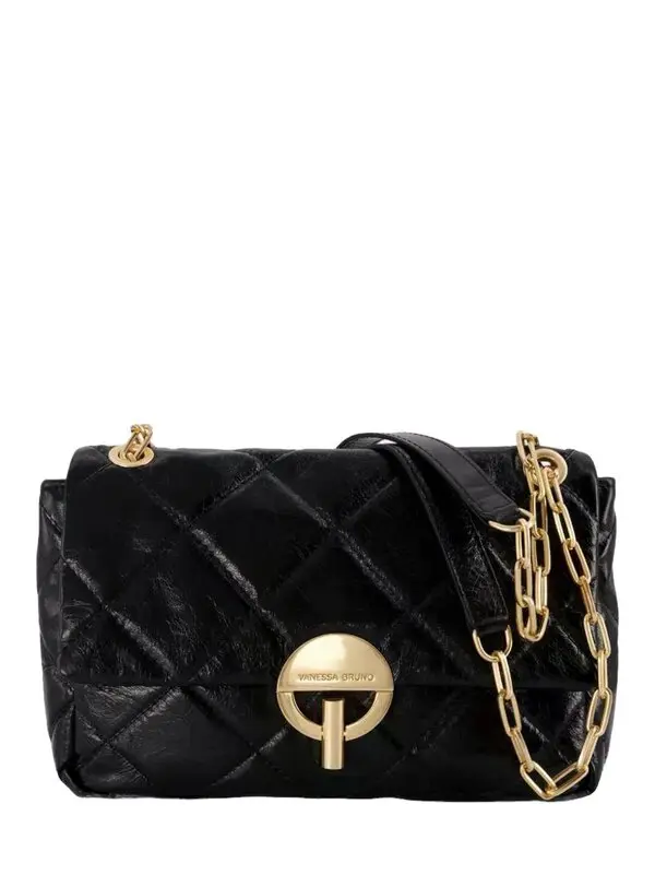 Vanessa Bruno Large Moon Shoulder Bag - Black
