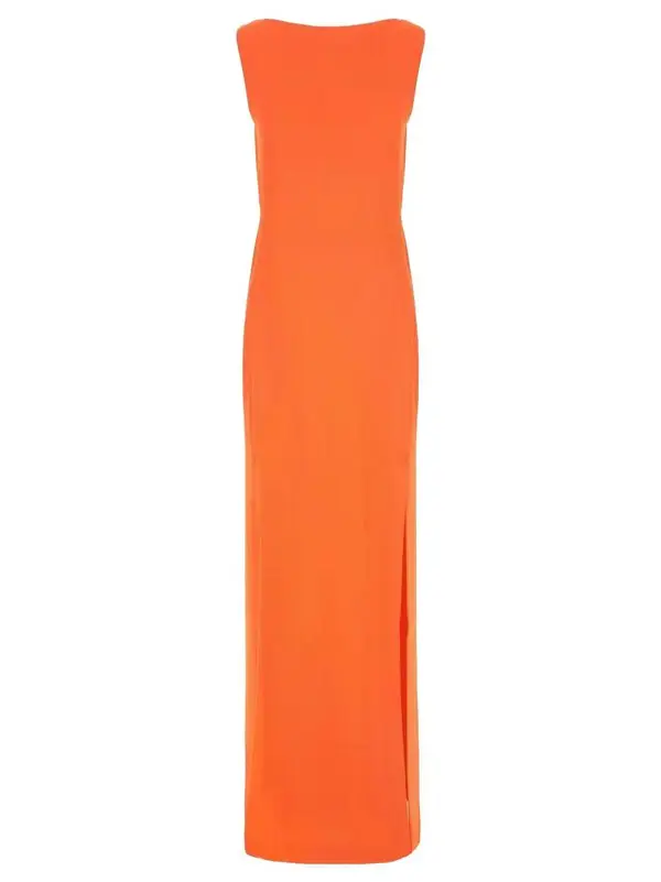 Max Mara Open-back Dress - Orange