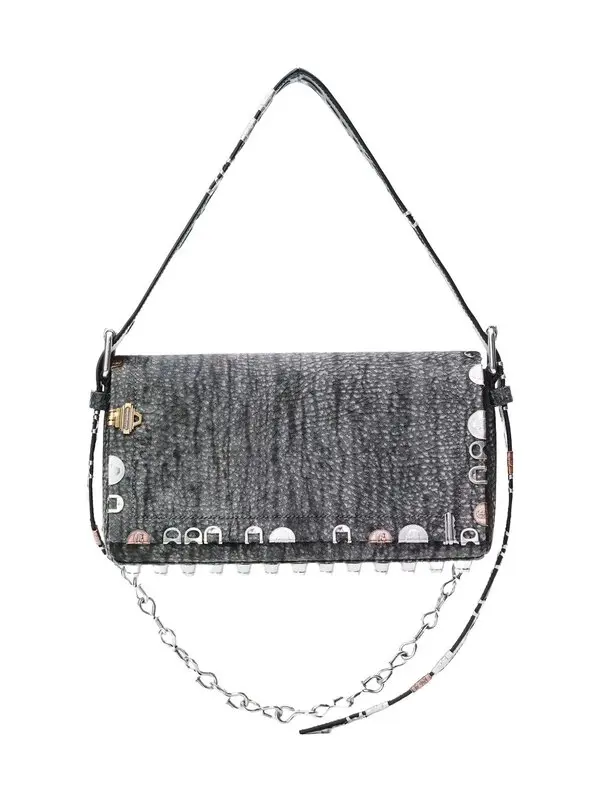 Alexander Wang Studded Chain Shoulder Bag - Black