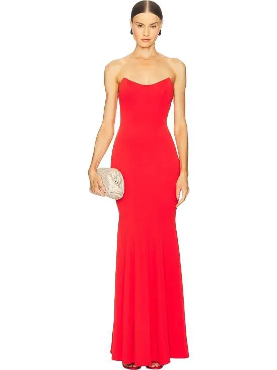 Katie May Raven Gown - Red