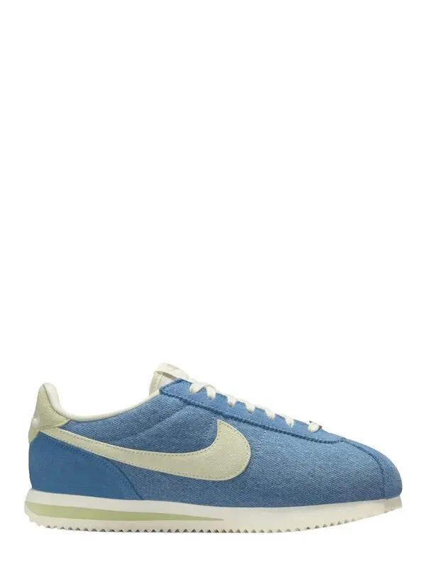Nike Cortez Se Sneakers - Denim/off White/barely Green