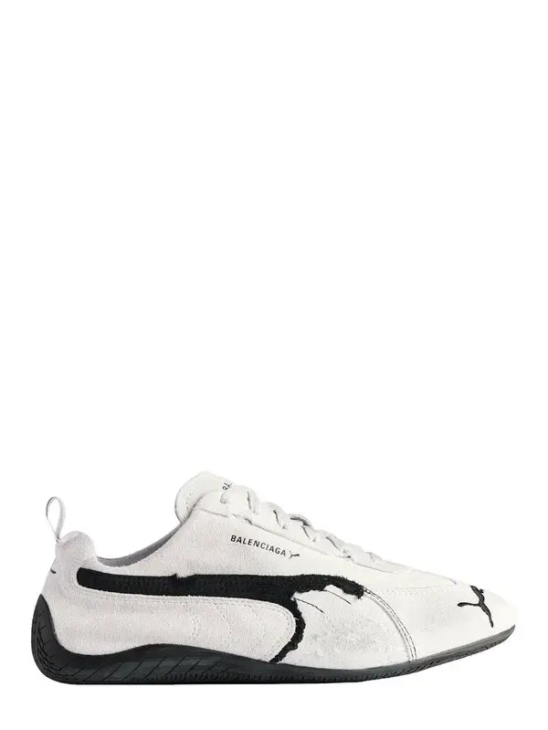 Balenciaga X Puma Speedcat Sneakers - White/black