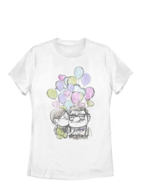 UP Carl And Ellie Graphic T-shirt - White