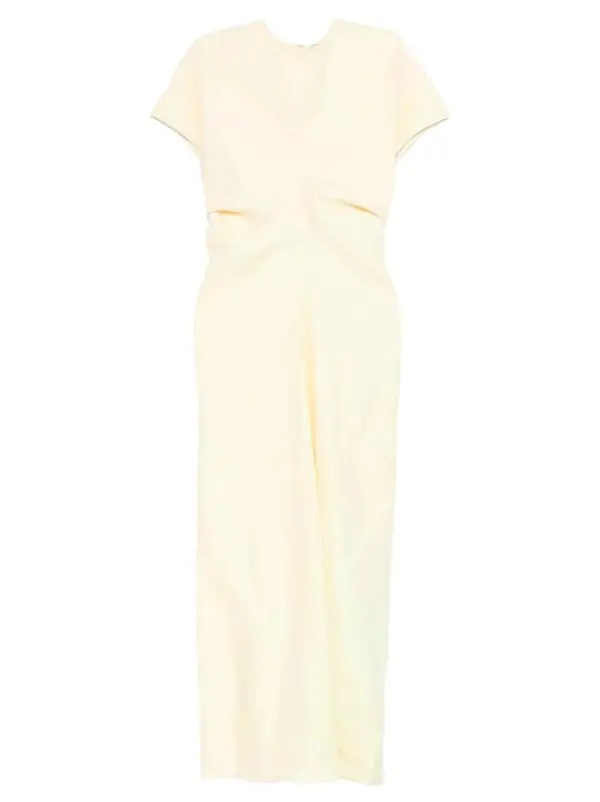 TOTEME Slouch-waist Maxi Dress - Neutrals