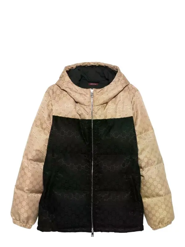 Gucci Gg Canvas Puffer Jacket - Black