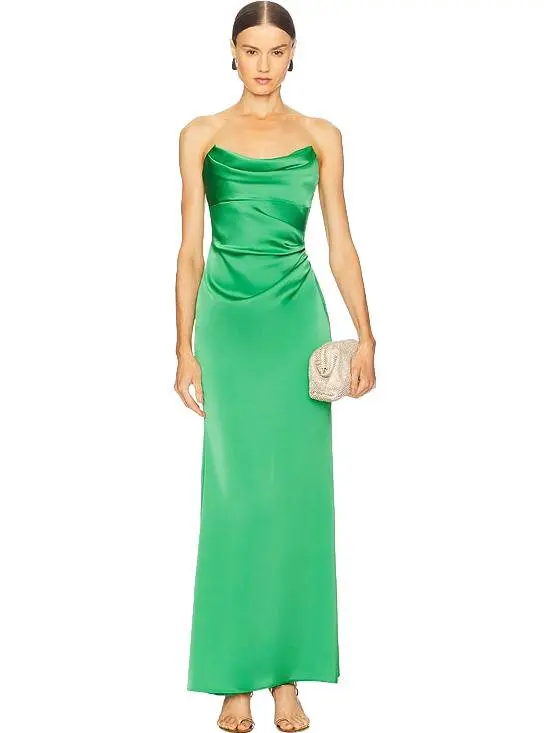 Katie May X Taylor Gown - Emerald