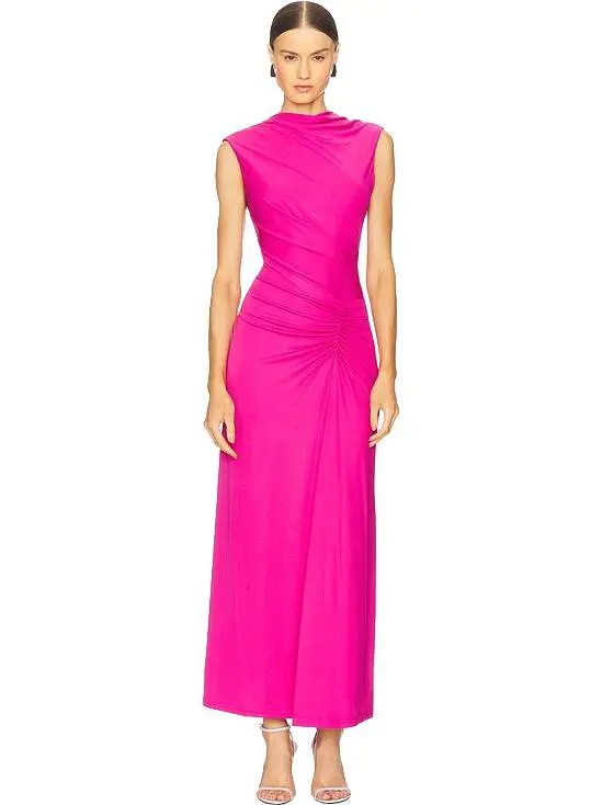 Simkhai Acacia Midi Dress - Bougainvillea