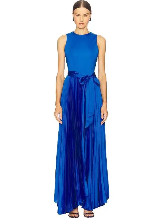 Alice + Olivia Chara Maxi Dress - True Blue