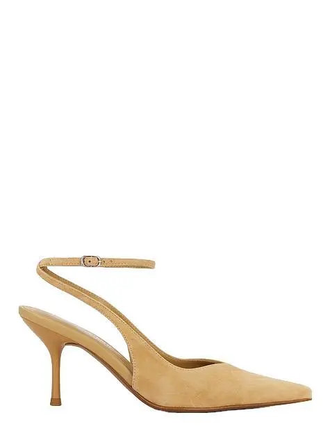 Jeffrey Campbell Executive Pump - Camel Suede
