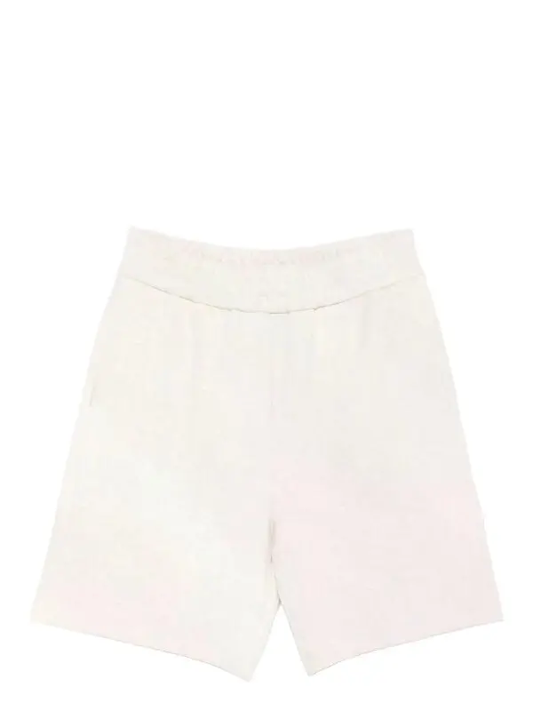 Fendi Logo Patch Shorts - Neutrals