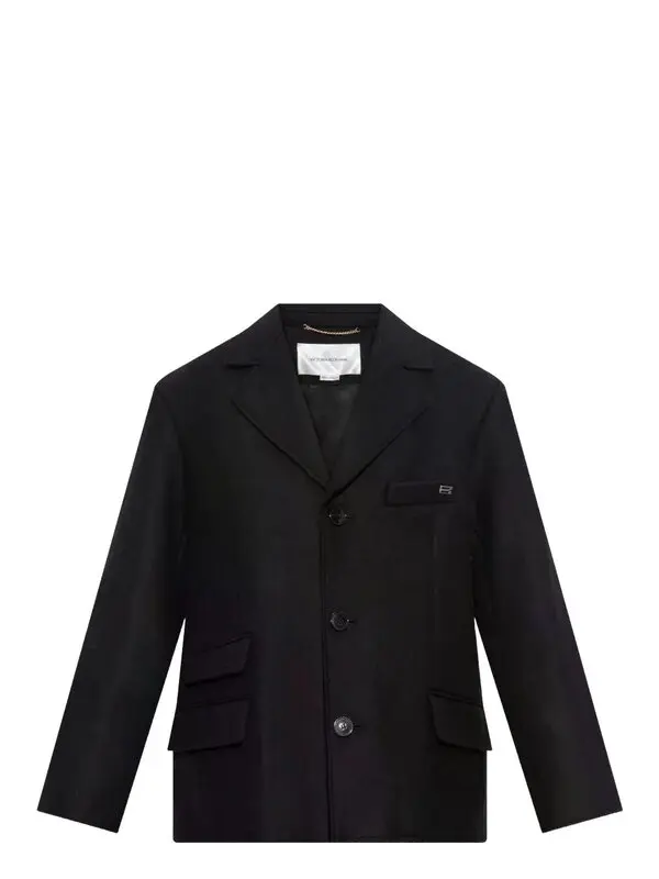 Victoria Beckham Raw-cut Blazer - Black