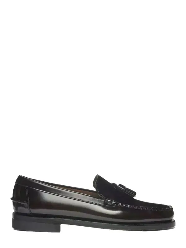 SEBAGO Tassel Leather Loafers - Brown