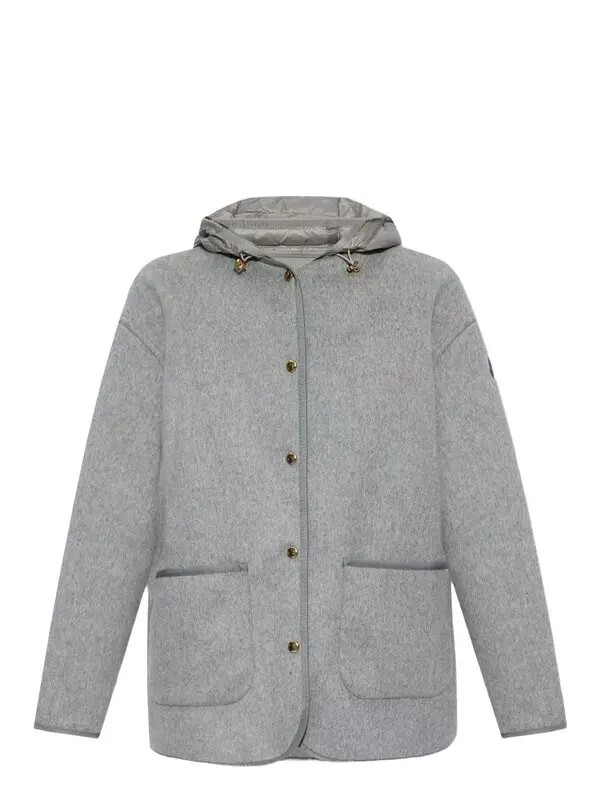 Moncler Detachable-panel Jacket - Grey