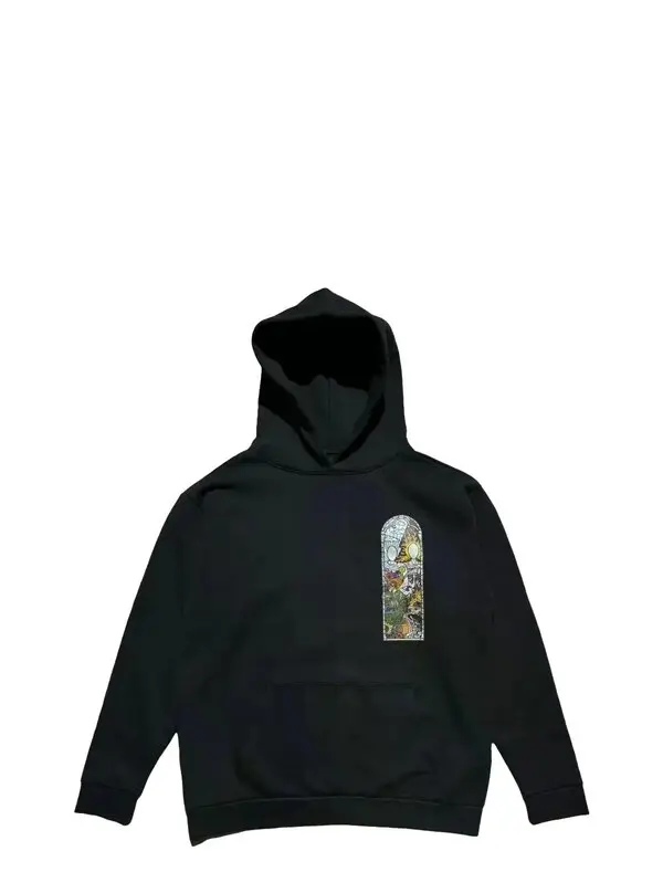 WHO DECIDES WAR BY EV BRAVADO X Scarce Cathedral Hoodie - Black