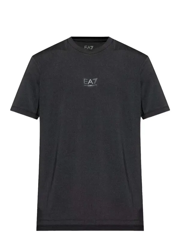 EA7 Logo-print T-shirt - Black