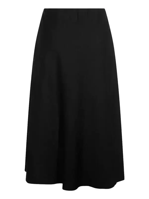 Brunello Cucinelli A-line Midi Skirt - Black