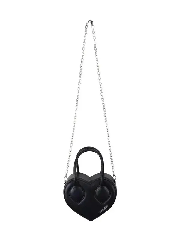 AMBUSH Heart Top-handle Shoulder Bag - Black