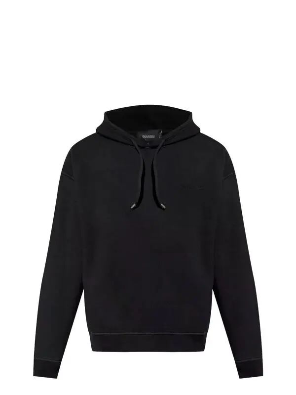 Dsquared2 Logo-embroidered Hoodie - Black