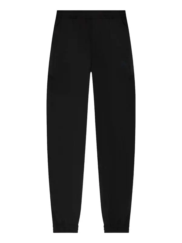 Moncler Logo-patch Elastic-ankle Track Pants - Black