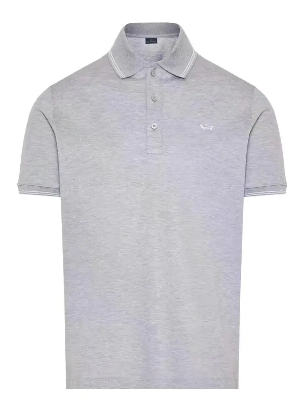 Paul & Shark Cotton Polo Shirt - Grey